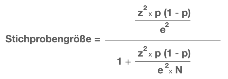 Stichprobenrechner: Größe der Stichprobe online berechnen
